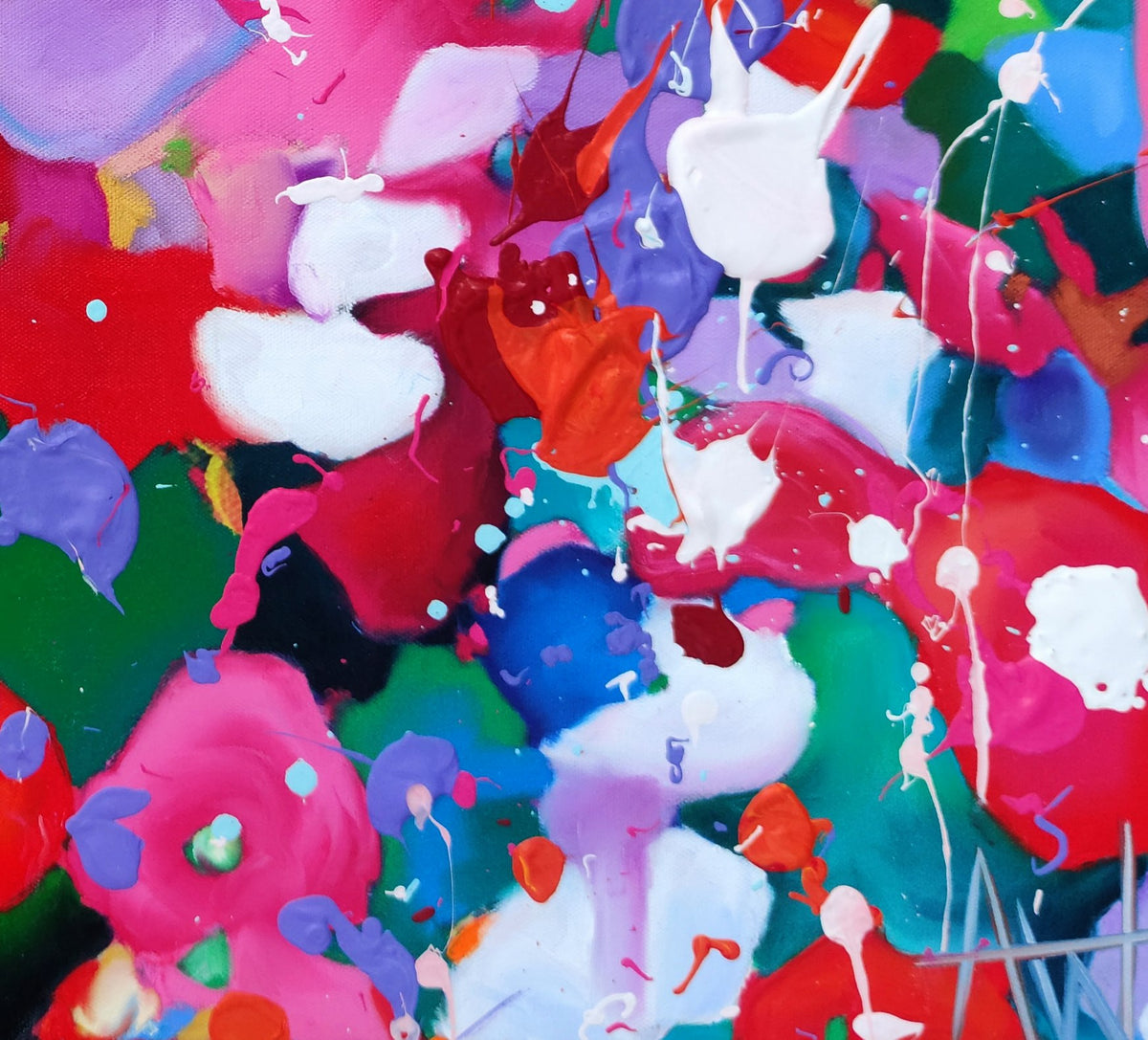 Pink Blossom Fields – Angie Wright Art