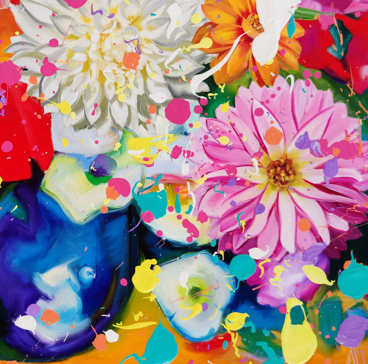 Candy Color Bloomscape – Angie Wright Art
